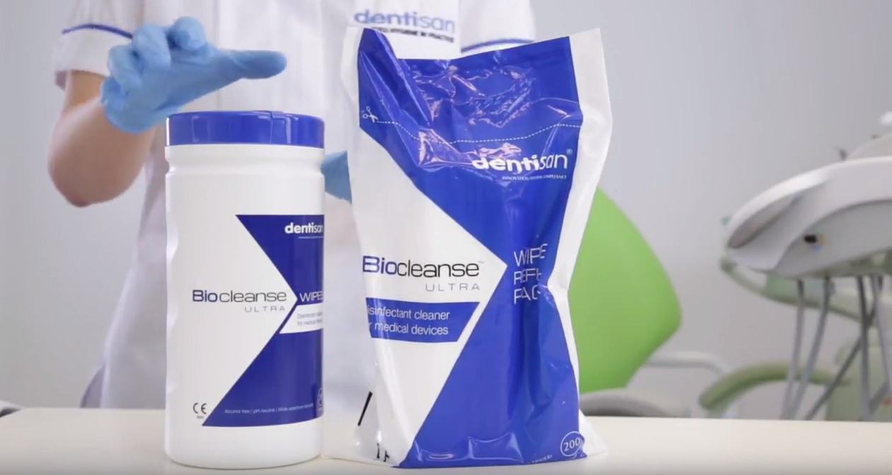 How to replace Biocleanse™ Ultra wipes using refill packs | Dentisan